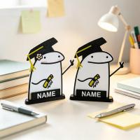 China Name Flork Custom 3D Printing Graduation Figurine Ornament 3d Print Desk Sign for sale