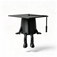China Layer 300 Microns Custom 3D Printing Movable Joint Graduation Cap Ornament for sale