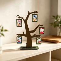 China Full Color Custom 3D Printing Family Tree Photo Frame Hanging Picture Holder for sale