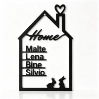 China 2kg Order Custom 3d Printed Items House Family Name Wall Sign for sale