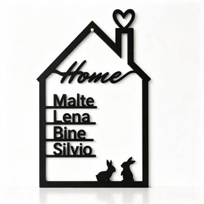 China 2kg Order Custom 3d Printed Items House Family Name Wall Sign for sale