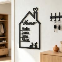 China 2kg Order Custom 3d Printed Items House Family Name Wall Sign for sale