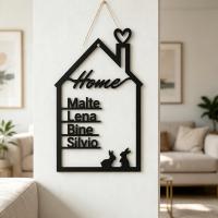 China 2kg Order Custom 3d Printed Items House Family Name Wall Sign for sale