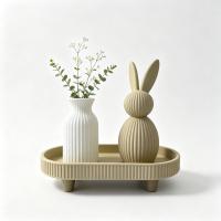 China Anti Collision 3d Printed Home Accessories Frosted Bedroom Vase 3d Print for sale