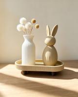 China Anti Collision 3d Printed Home Accessories Frosted Bedroom Vase 3d Print for sale