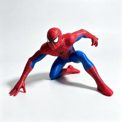 China Classic 3D Printed Toys Sanding Painting Crouch Pose Mini Superhero Figurines for sale
