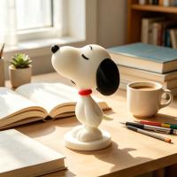 China Cute 3D Printed Toys Desktop Matte Glossy Display Snoopy Mini Figure for sale
