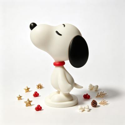 China Cute 3D Printed Toys Desktop Matte Glossy Display Snoopy Mini Figure for sale
