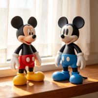 China Hand Painted 3D Printed Toys Customizable Mickey Mouse Figurine Set Desk Collectible for sale