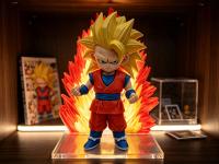 China Color Customization 3d Print Art Toy Q Version  Saiyan 3 Goku Model Kit for sale
