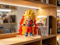 China Color Customization 3d Print Art Toy Q Version  Saiyan 3 Goku Model Kit for sale