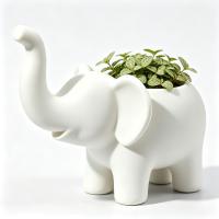 China Painting Polishing 3d Printed Holiday Decorations Elephant Minimalist Animal Figurine for sale