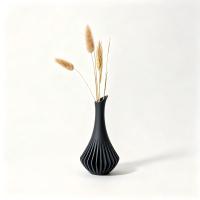 China Minimalist Modern Custom 3D Printing Decor Narrow Opening 3d Print Vase For Pampas Grass for sale