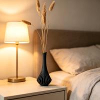 China Minimalist Modern Custom 3D Printing Decor Narrow Opening 3d Print Vase For Pampas Grass for sale