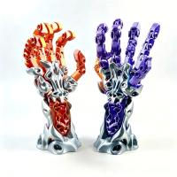China Fantasy Gothic 3D Printed Toys Articulated Dragon Skeleton Claw Stylish Desk Accessories for sale