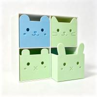 China Desktop Storage 3D Printed Decor Modular Interlocking Structure Box For Kid Room for sale