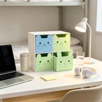 China Desktop Storage 3D Printed Decor Modular Interlocking Structure Box For Kid Room for sale