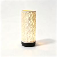 China Slim Cylinder 3d Lamp Print  Geometric Hollow Dimmable Ambient Lamp For Interior for sale