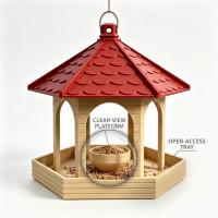 China Window Mounted Bird Feeding Tray Weather Resistant Outdoor Garden Seed Platform for Wild Birds for sale