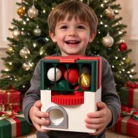 China Custom 3D Printing Christmas Advent Calendar, Capsule Toy Machine, For Family Countdown Gift for sale