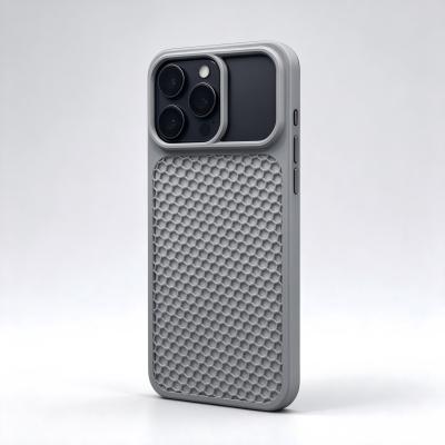 China Ultrathin Honeycomb 3D Printed iPhone Case, Cooling Mesh Phone Cover for iPhone 17 Pro Max & iPhone 18 Pro Max, Custom Slim Case for sale