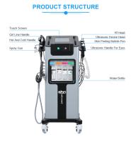 China 8 in 1 Dermabrasion Facial Machine H2O2 Aqua Pee Diamond Peeling And Hydrafaci 12 En facial lift skin scrubber moisturiz for sale