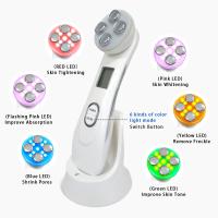 China 2021 beauty & personal skin care machine with RF EMS  LED facial tightening instrucment for sale