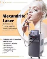 China Alexandrite 755nm Machine 1064Nm epilating Nd Yag 2022 alex Laser Hair removal alex pro laser max for sale