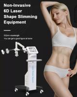 China 2022 Newest 6D Lipo Laser Slimming Green Light 532 Nm Focus On Reduce Fat 6D Laser Weight Loss Machine for sale