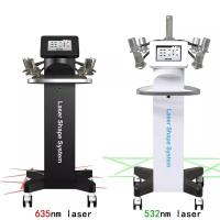 China Fat burning cellulite weight loss Cold laser green RED Light 532nm 635nm Wavelength Body Shape 6D slimming machine lipo for sale