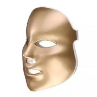 China Facial Skincare Home Photon Red Infrared Beauty Flexible Skin Led Face Light Therapy Mask for sale