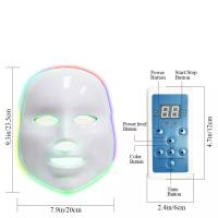 China Facial Skincare Home Photon Red Infrared Beauty Flexible Skin Led Face Light Therapy Mask for sale