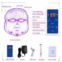 China 10W LED Face Mask PDT Photon 7 Colors Shield Facial Mask Led Light Therapy for sale