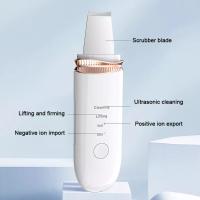 China Portable Ultrasonic Skin Scrubber Pores Cleansing Anti Aging Instrument for sale
