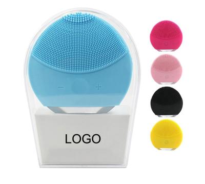China Waterproof Vibrating Face Cleansing Brush Usb Recharge Private Label for sale