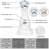 China Ultrasonic RF Facial Skin Rejuvenation Machine Mini Hifu Anti Wrinkle Tightening Device for sale