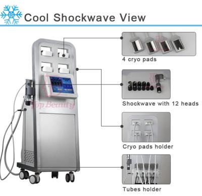 China Cryo Shockwave Fat Reduction Cryolipolysis Slimming Machine for sale