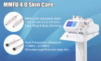 China Ultrasonic 4 In 1 Vmax Mmfu Facial Wrinkle Remover Machine With Dual Handles for sale