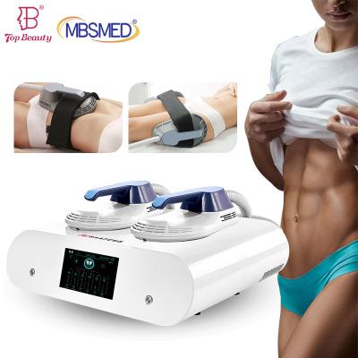 China Portable 2 Handles Tesla Slimming Machine Ems Fat  Body Sculpting Rf Muscle Stimulator for sale