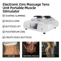 China Portable 2 Handles Tesla Slimming Machine Ems Fat  Body Sculpting Rf Muscle Stimulator for sale