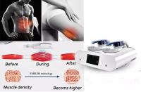 China Portable 2 Handles Tesla Slimming Machine Ems Fat  Body Sculpting Rf Muscle Stimulator for sale