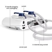 China Portable 2 Handles Tesla Slimming Machine Ems Fat  Body Sculpting Rf Muscle Stimulator for sale