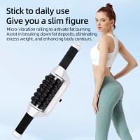 China Roller Deep Tissue Vibrating Rolling Body Massager Body Micro Vibration Inner Ball Roller Machine for sale