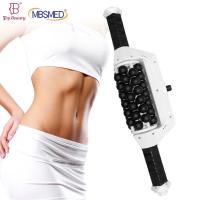 China Roller High Frequency Rolling Massage Electric Lymphatic Drainage Rolling Beads Cylinder Muscle Massager for sale