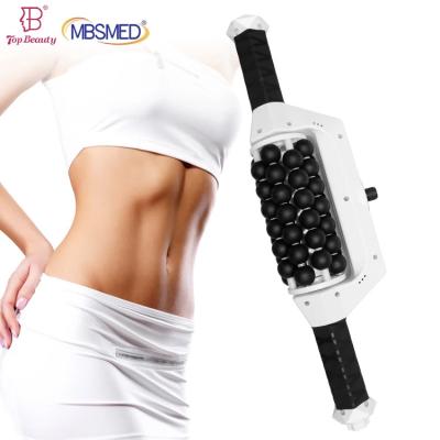 China Roller High Frequency Rolling Massage Electric Lymphatic Drainage Rolling Beads Cylinder Muscle Massager for sale