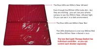 China Infrared And Red Light Therapy Mat Blanket For Weight Loss Red Light Therapy Mat 660nm 850nm for sale