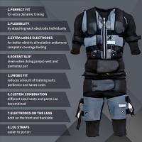 China Wireless Ems Training Suit Electric Muscle Stimulator Workout Suit Smart Ems Fitness Gym Ems Training Suit for sale