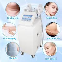 China Cryolipolysis Vertical 4 Handles Multifunctional Body Shape 360 Cool Cryolipolysis Slimming Machine Skin Tightening for sale