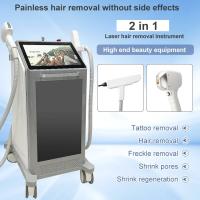 China 2In1 Nd Yag Pico Tattoo Removal High Power 1500W-3600W Platinum Ice 808Nm 808 Diode Laser Hair Removal Machine for sale