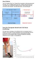 China Portable Co2 Shock Cryotherapy Device Safe Effective Local Cryo Therapy Device for Injury Recovery and Reduce Swelling for sale